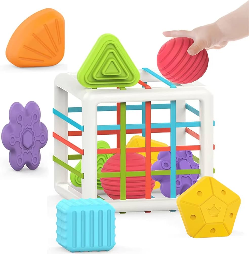 BABY RATTLE - IBI-IRN 2 In 1 Shape Sorting Box – Toyster By Sahar